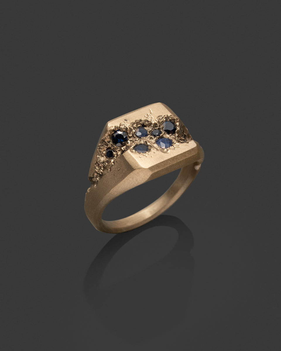 GOLD-FATM-BLUE-SAPH // GONE.ARCHIVE - Artisan Jewellery