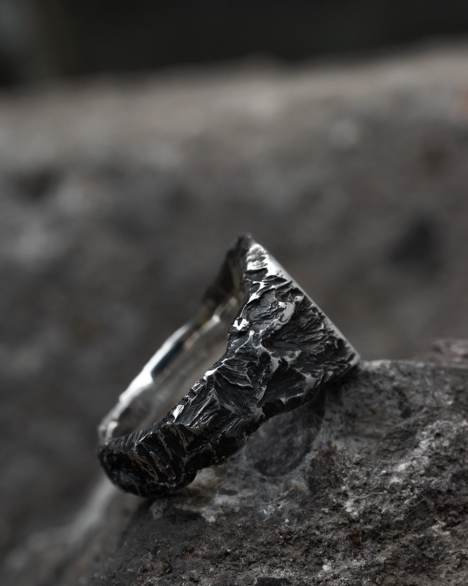 CEMENTAR-SIGNET-RING // GONE.ARCHIVE - Artisan Jewellery